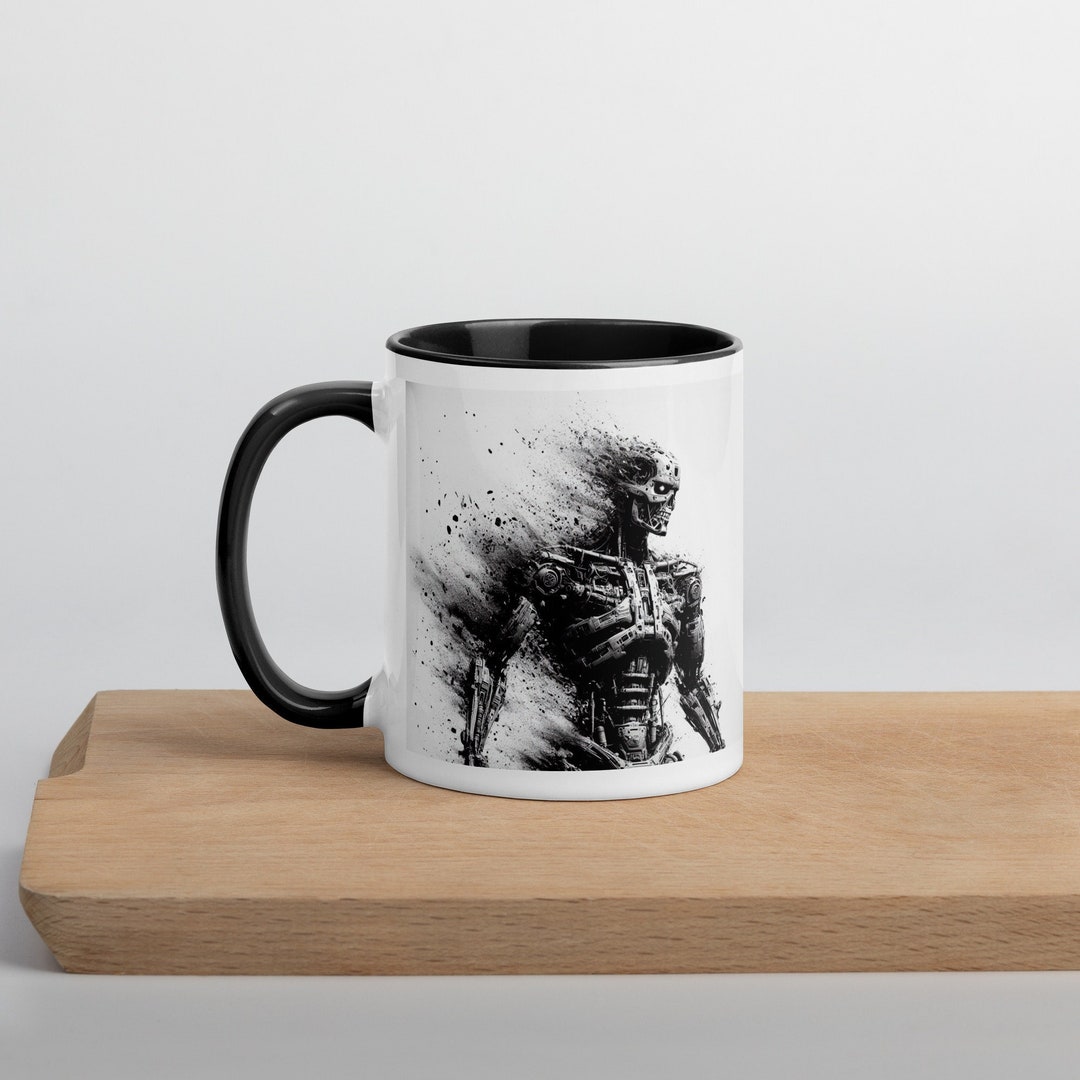 Terminator Coffee Mug T800 Graphic Art Film Movie Gift for Him Her ...