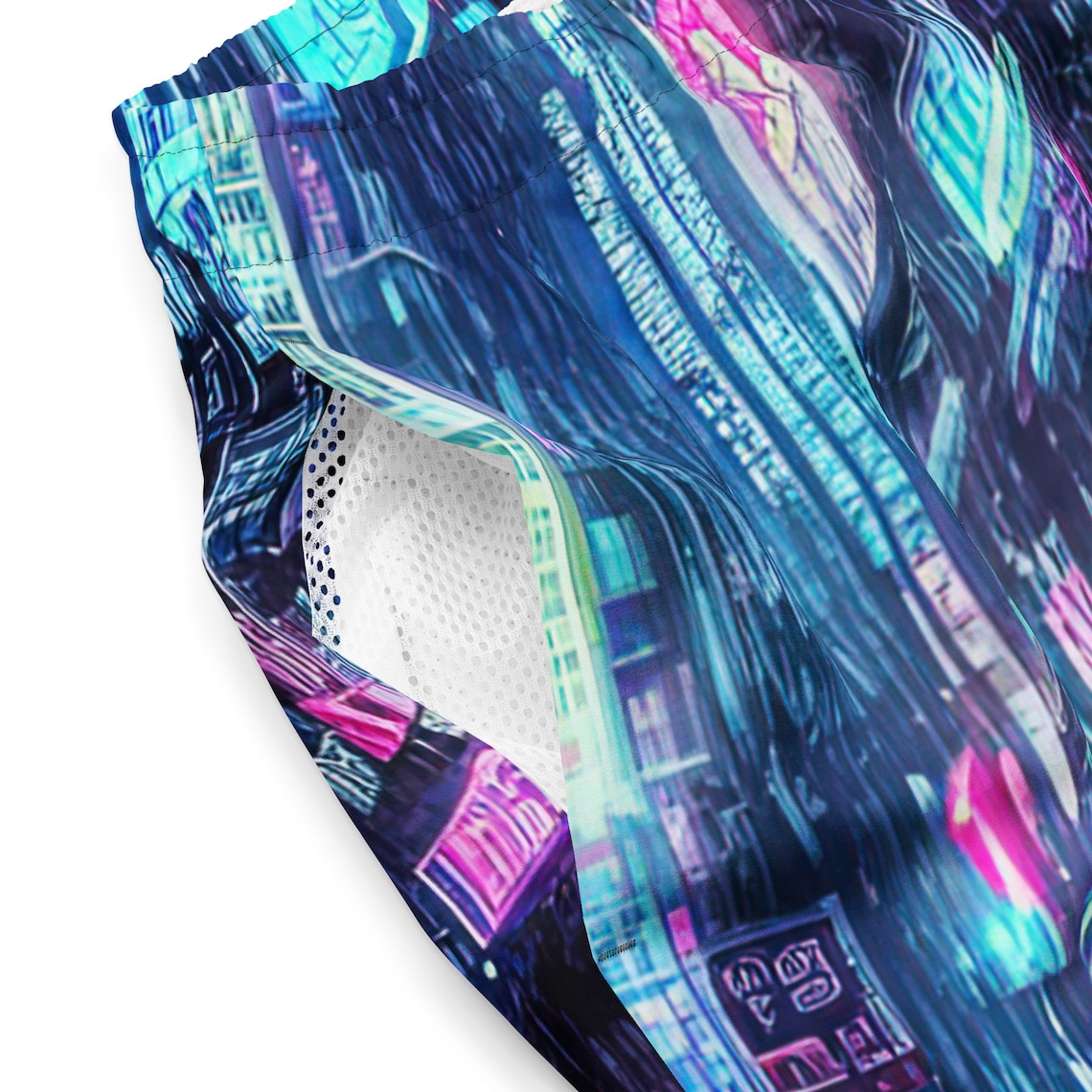 Cyberpunk Shorts Cyberpunk Apparel Vaporwave Shorts Mens Swim Shorts - Etsy