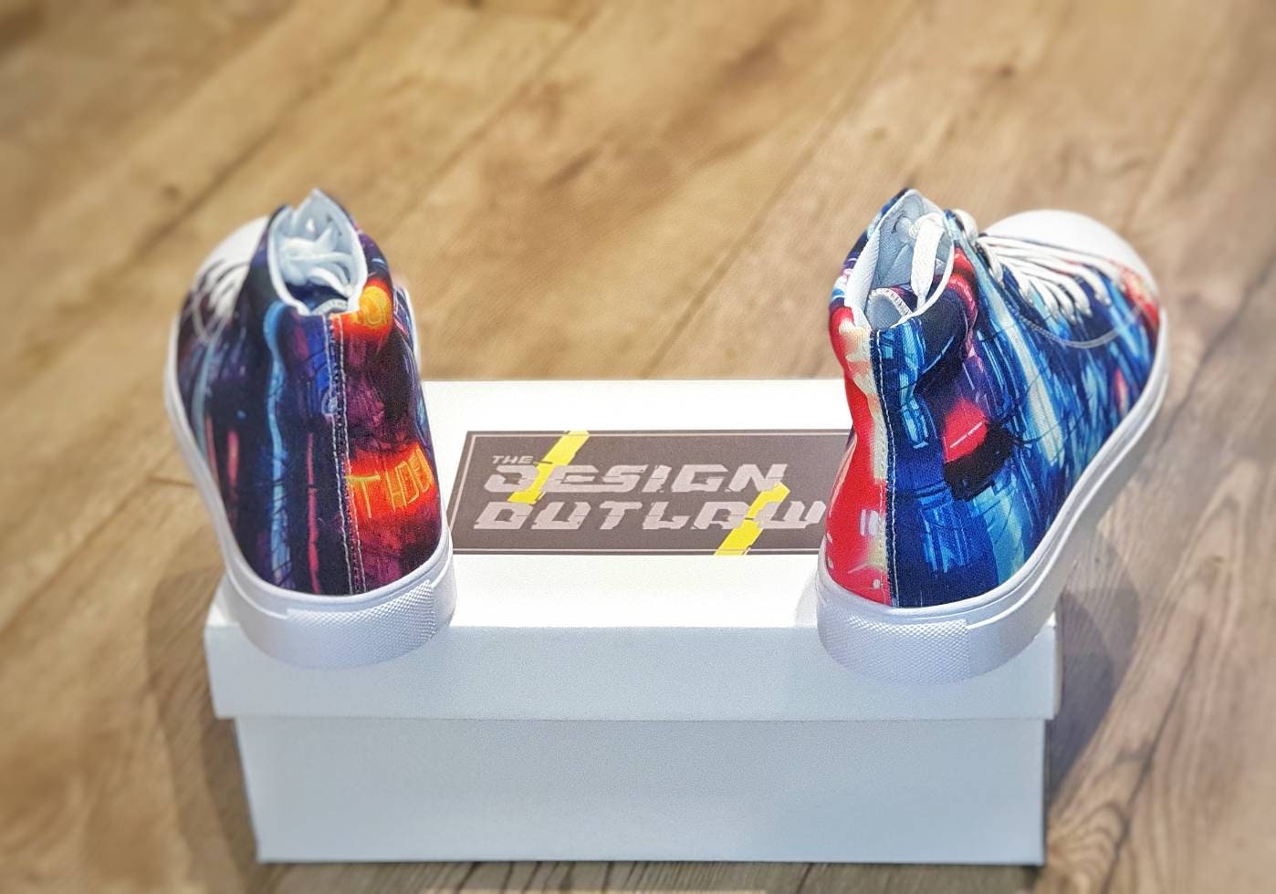 Mens Cyberpunk Trainers Hightop Cyberpunk High Tops Streetwear Clothing ...