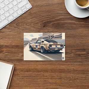 Mustang Birthday Card for Him Her Men Women Classic American Muscle Car ...