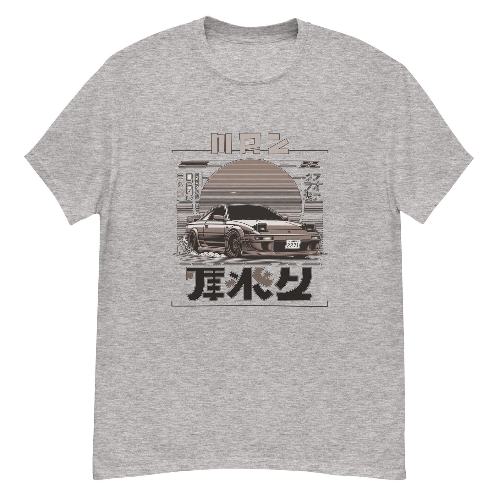 MR2 T-shirt – Vintage Japanese Graphic Art (front & Back) – MR2 JDM ...
