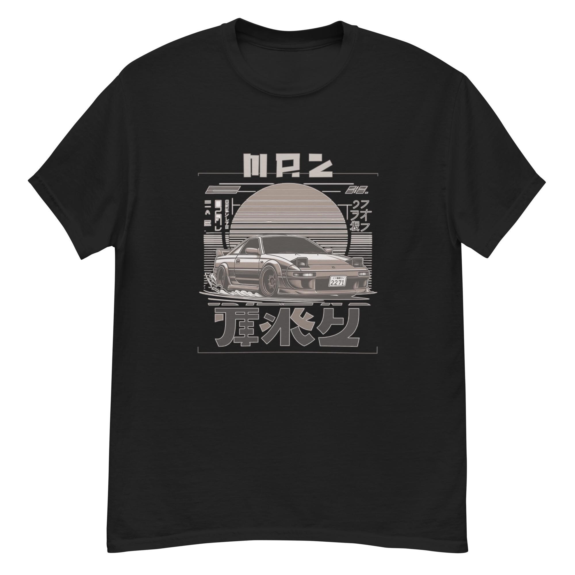 MR2 T-shirt – Vintage Japanese Graphic Art (front & Back) – MR2 JDM ...