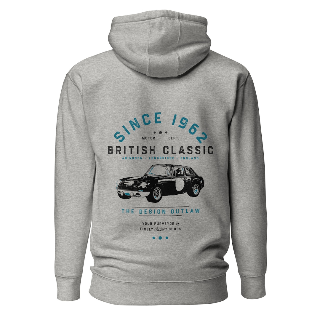 MGB Hoodie Unique Car Gift MGC Hoodie Classic British Car Sebring ...