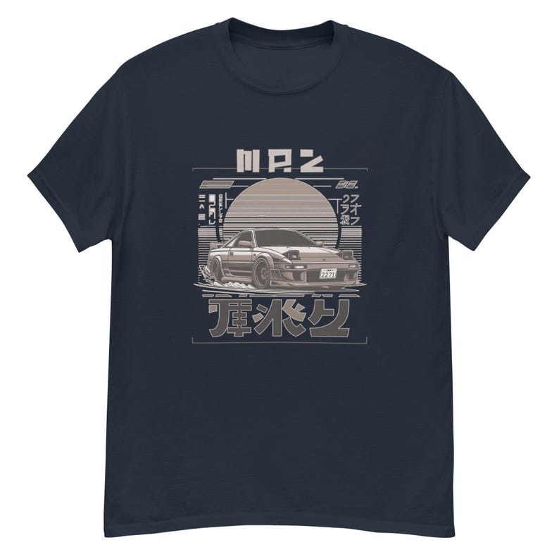 MR2 T-shirt – Vintage Japanese Graphic Art (front & Back) – MR2 JDM ...