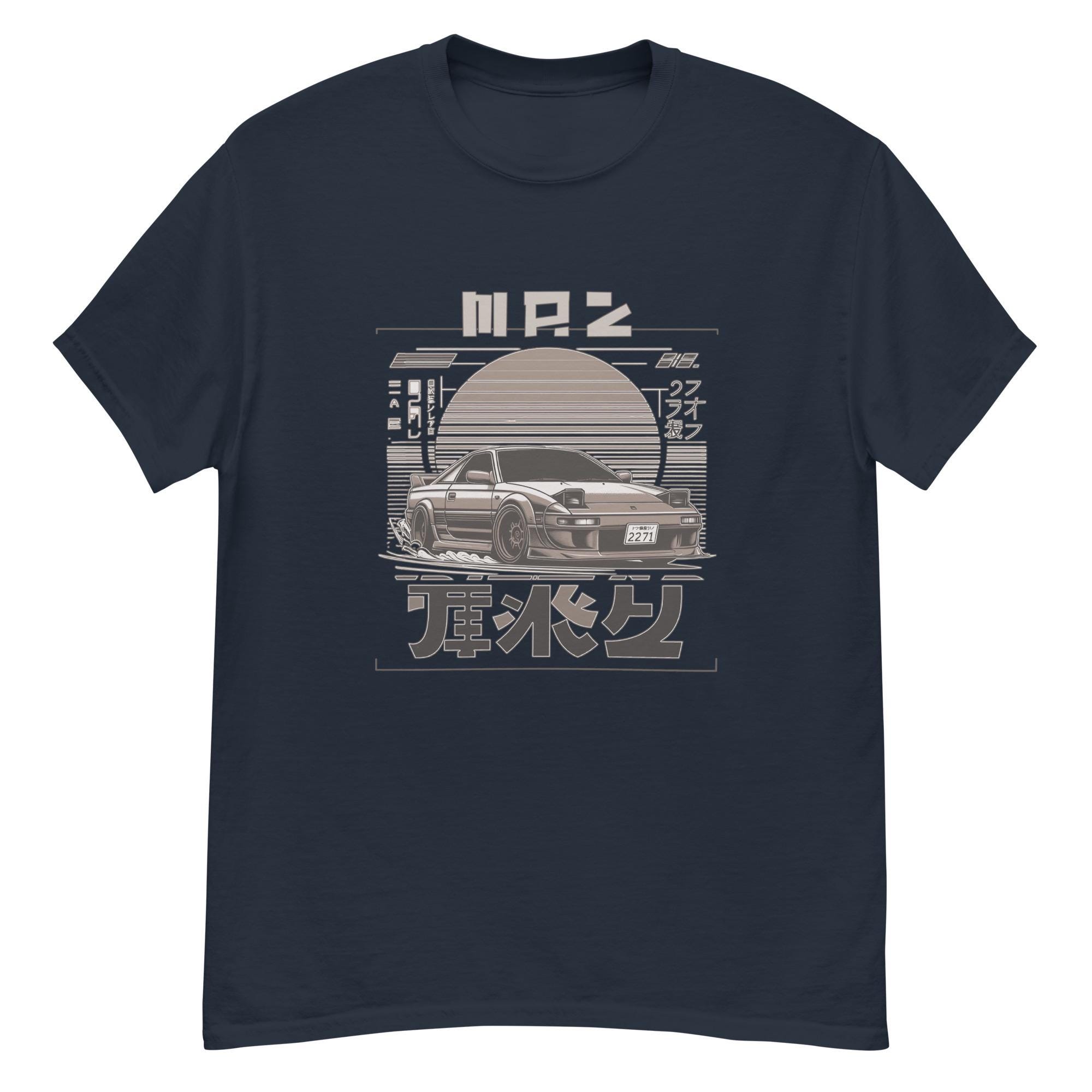 MR2 T-shirt – Vintage Japanese Graphic Art (front & Back) – MR2 JDM ...