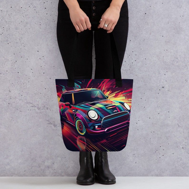 Mini Car Tote Bag Grocery Cooper Mini Birthday Gift Accessory Shopping ...