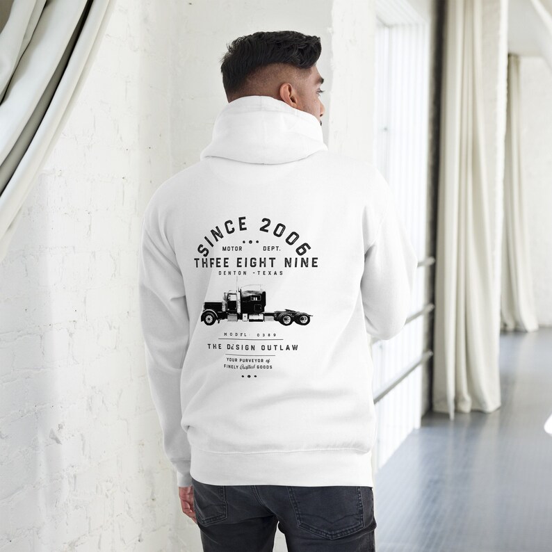 389 Hoodie Classic American Truck Clothing Men Trucker Gift for Him ...