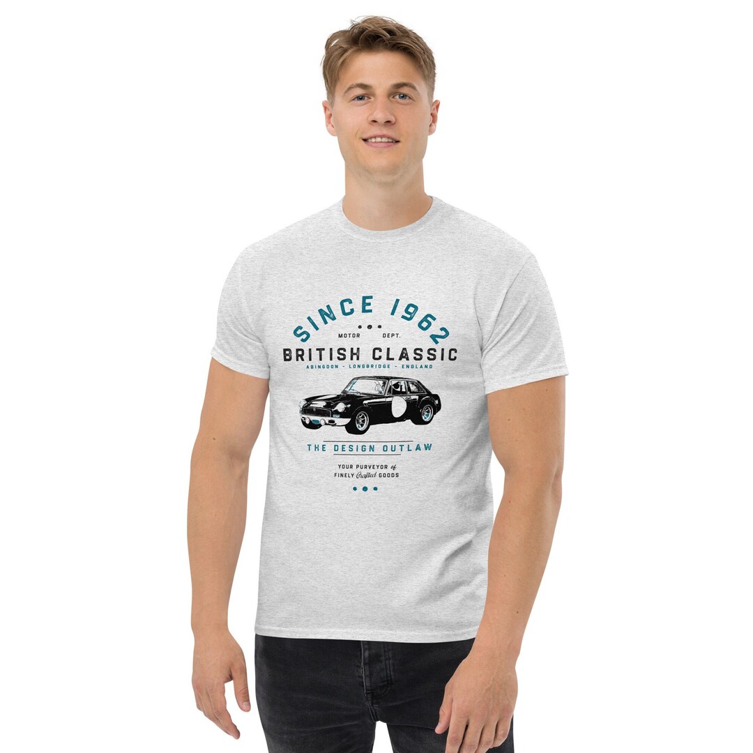 MGB T-shirt - Vintage Classic British Car Gift for Him Her - MGC Tee ...