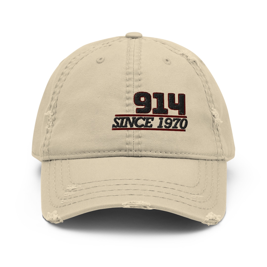 914 Since 1970 Vintage Baseball Cap - Distressed Cotton Twill - Etsy