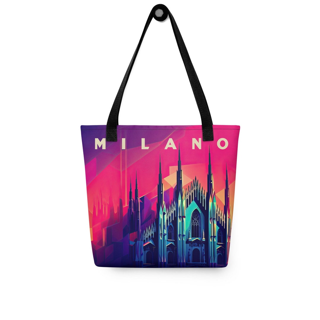 Milan Tote Bag Italian Bag Duomo Di Milano Shopper Tote Bag Fashionista ...