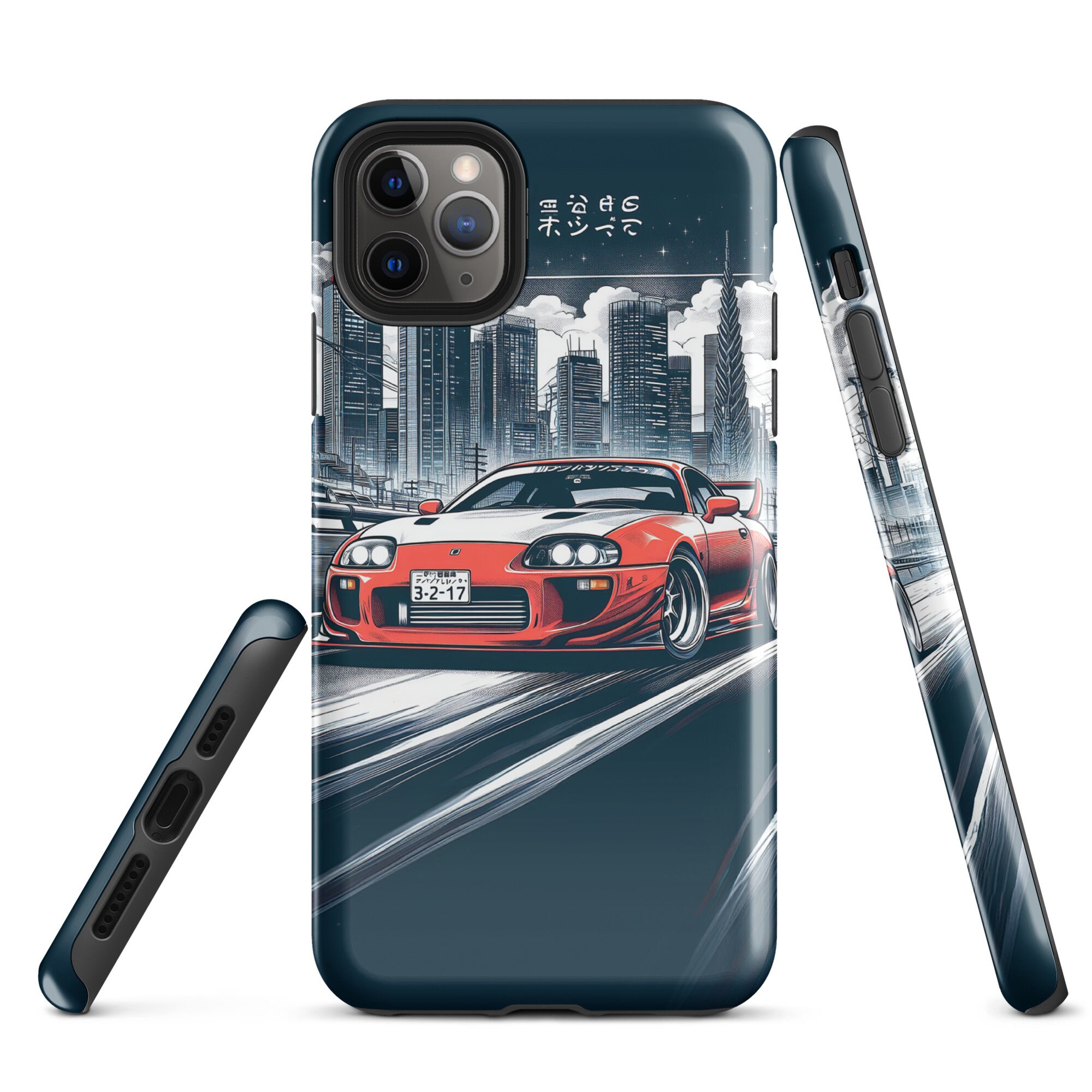 Supra Mk4 Anime Tough Case for iPhone Manga Cyberpunk Style JDM Supra ...
