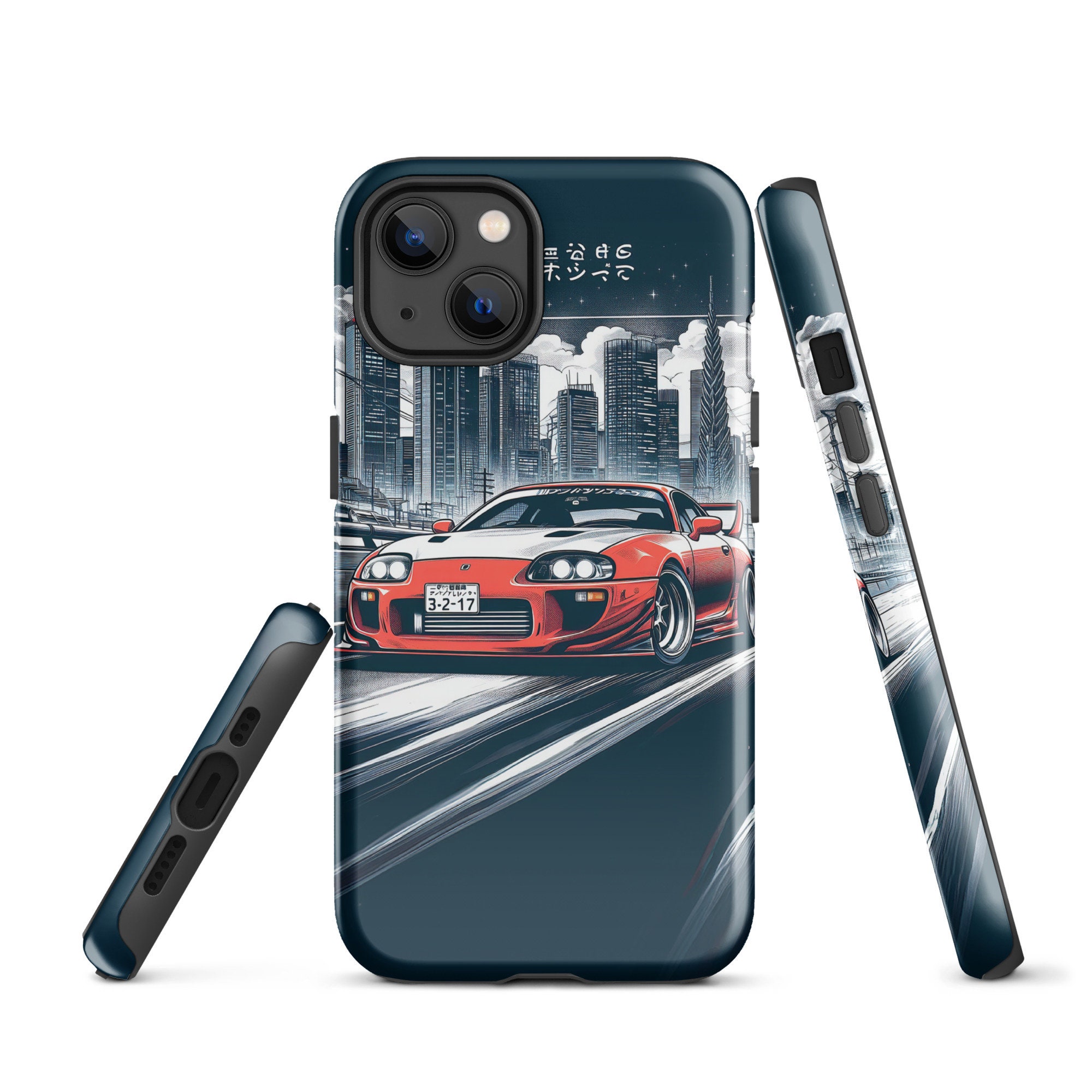 Supra Mk4 Anime Tough Case for iPhone Manga Cyberpunk Style JDM Supra ...