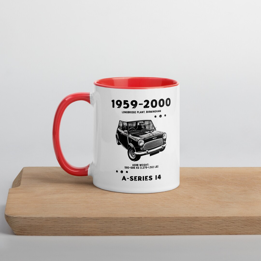 Mini Cooper Coffee Mug Vintage Classic British Car Gift for - Etsy