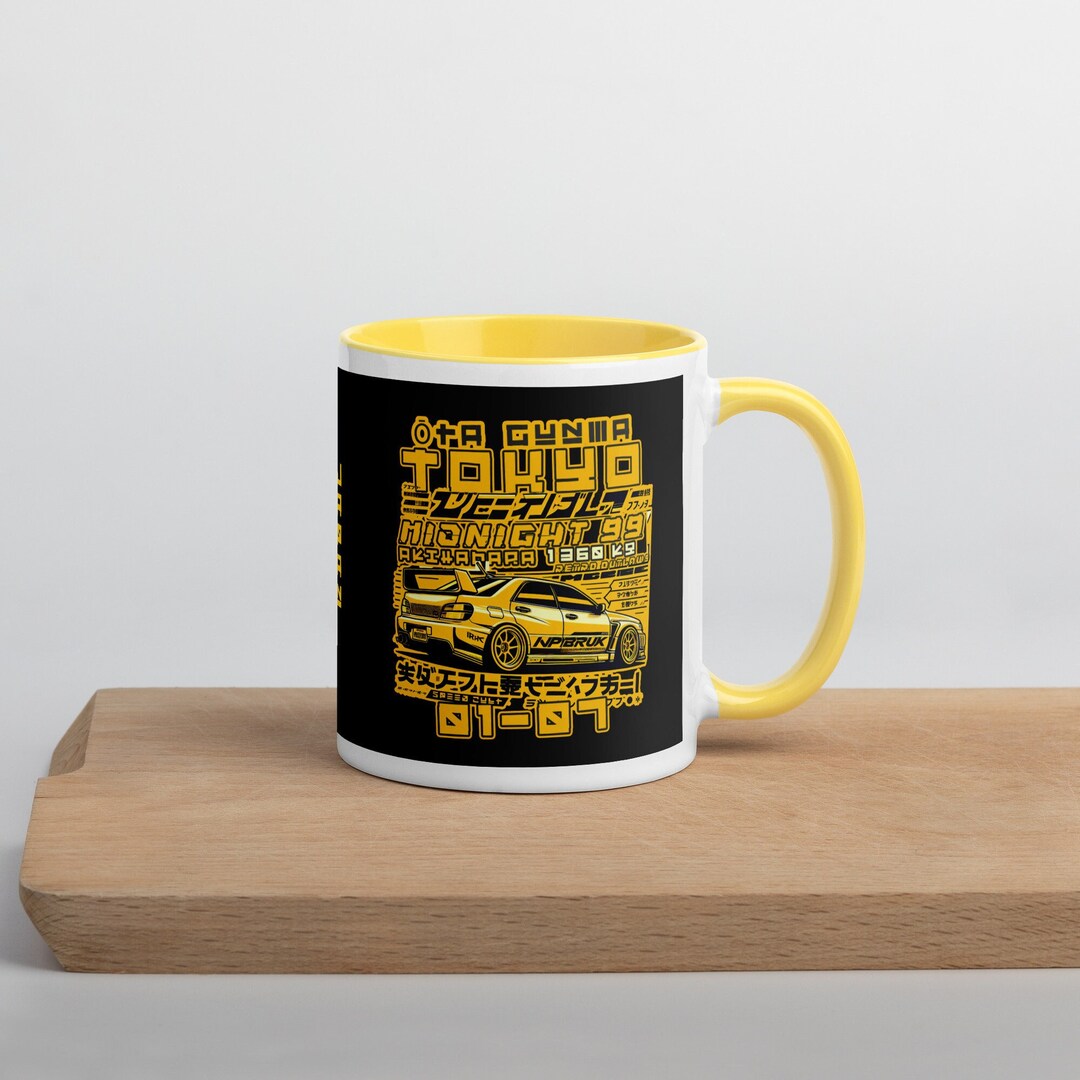 Blobeye Subie Coffee Mug: JDM Japanese Car Technoir - Etsy