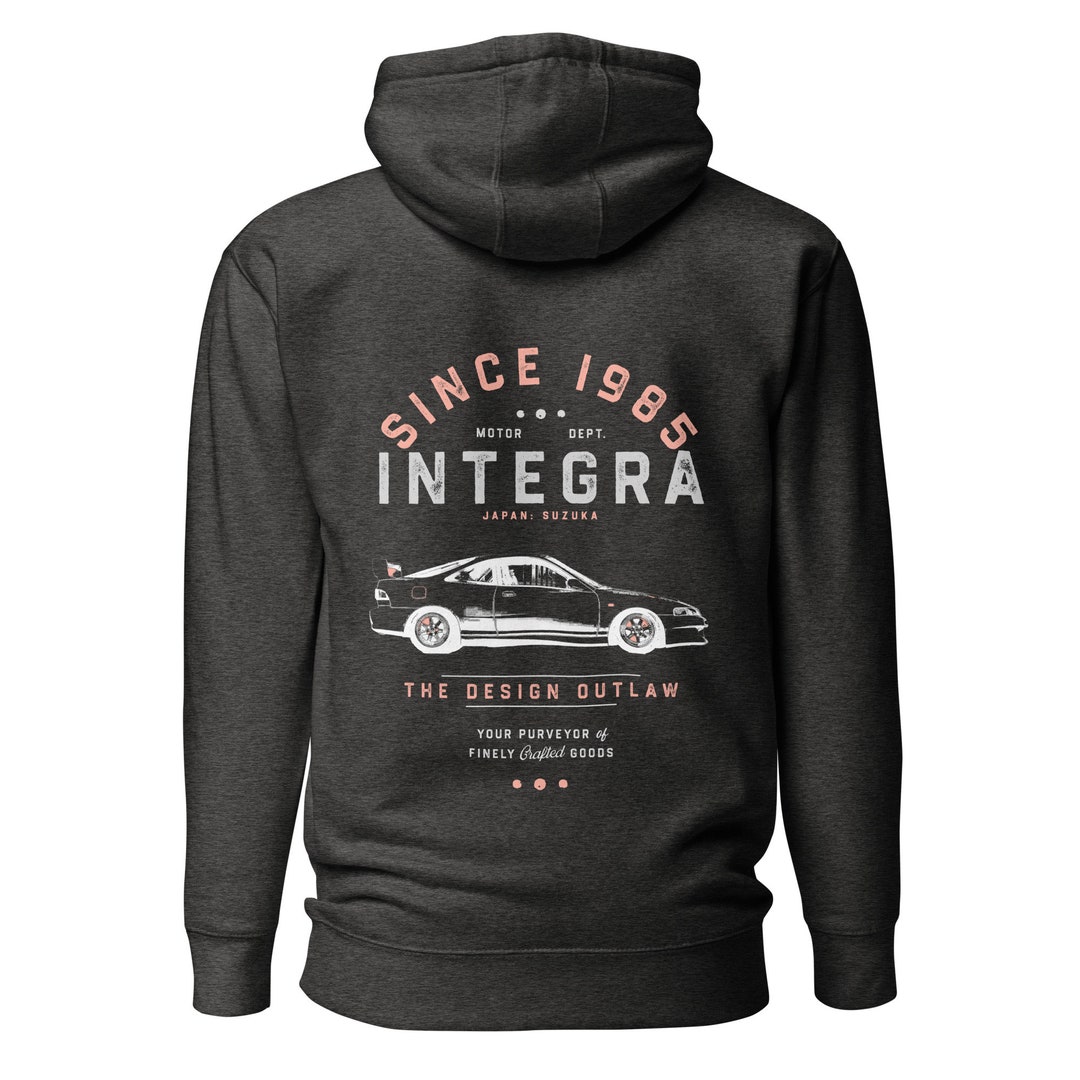 Integra Hoodie Type R Acura DC1 DC2 DC4 JDM Enthusiast Vintage Japanese ...