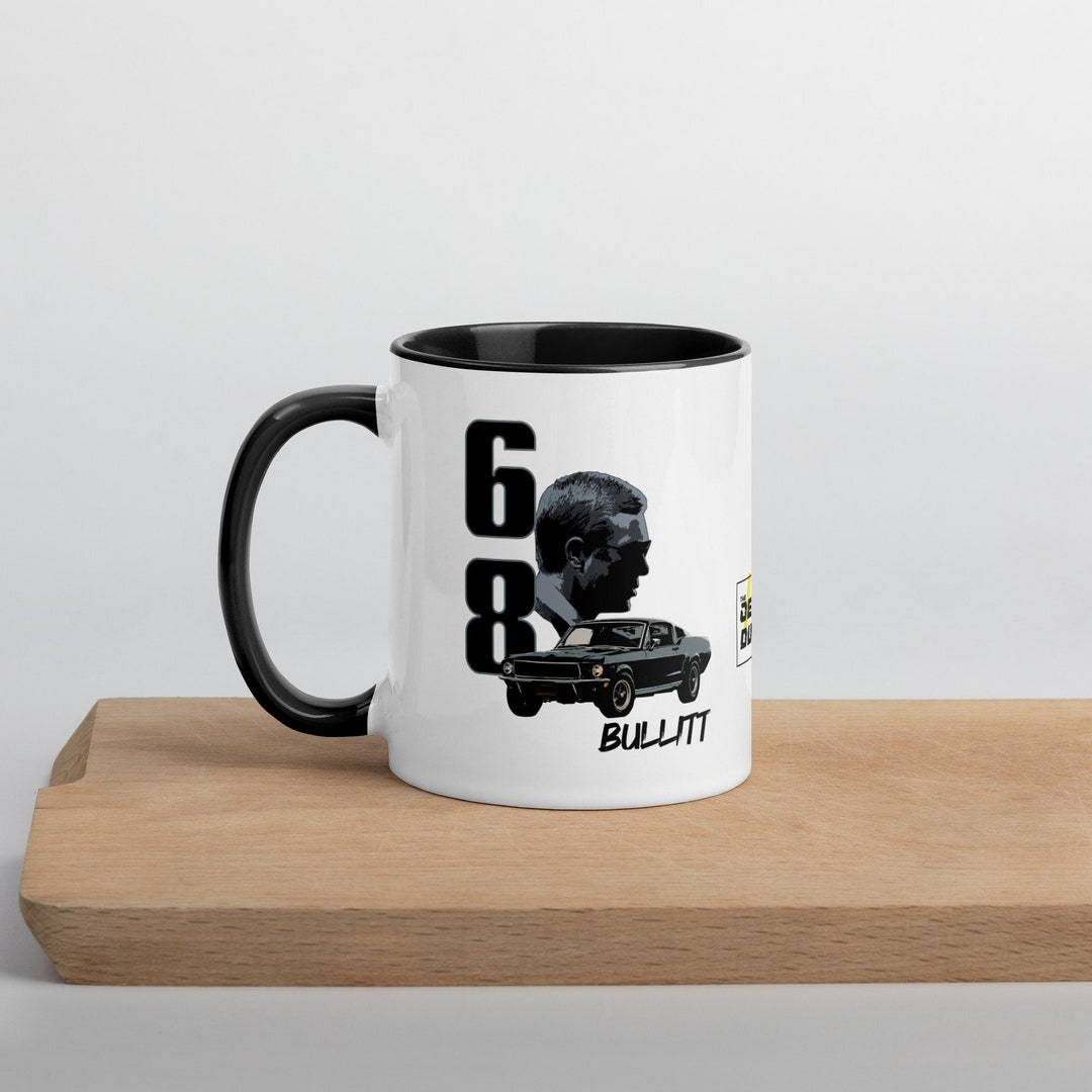 Bullitt Mustang Coffee Mug Ford Mustang Mug Coupe Fastback Bullitt Mens ...