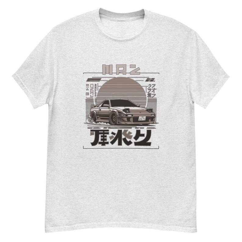 MR2 T-shirt – Vintage Japanese Graphic Art (front & Back) – MR2 JDM ...