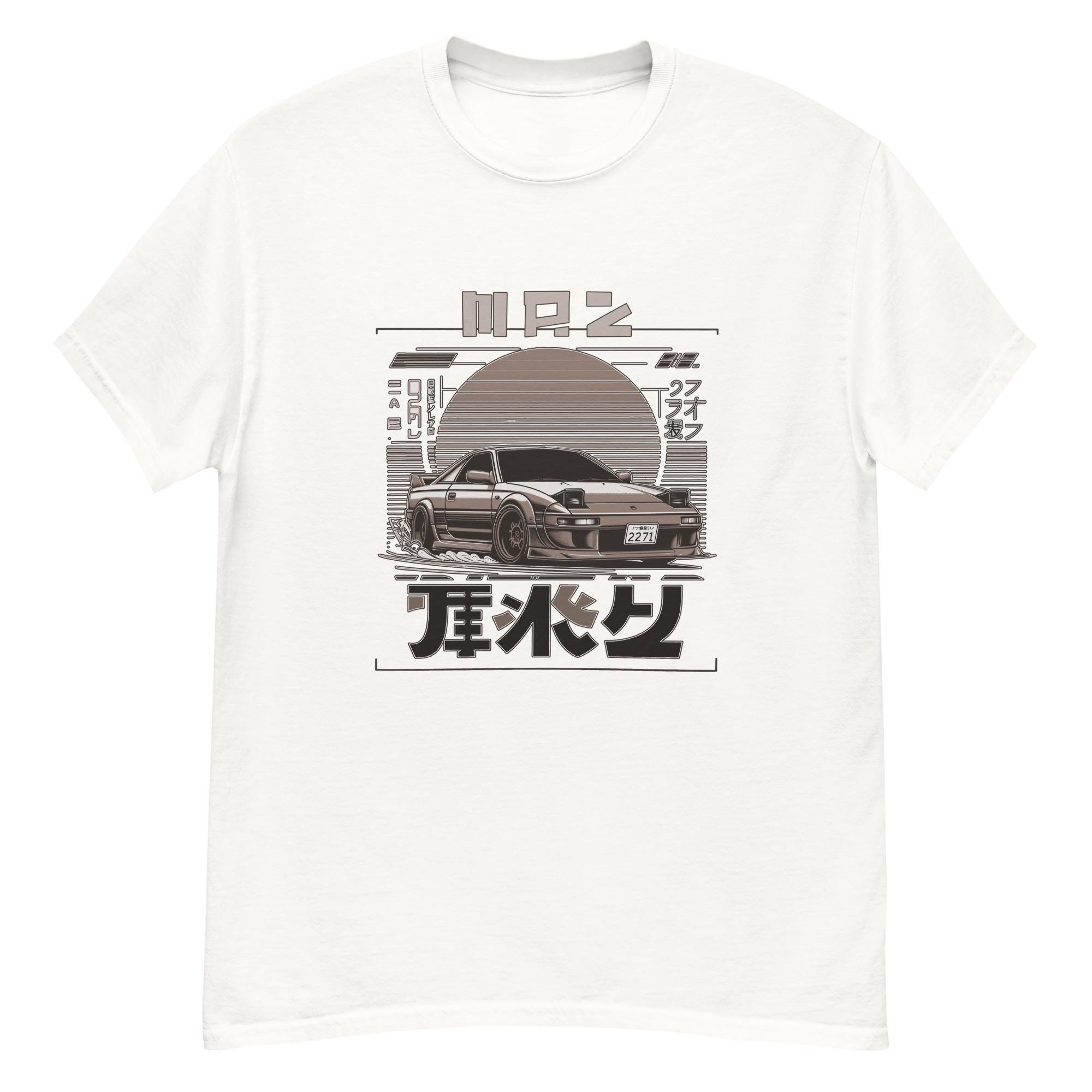 MR2 T-shirt – Vintage Japanese Graphic Art (front & Back) – MR2 JDM ...