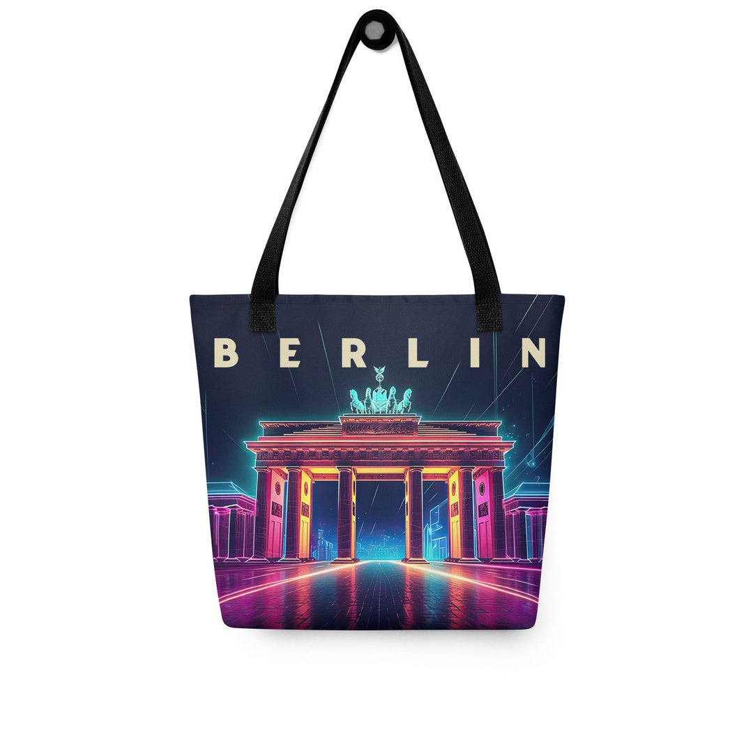 Berlin Tote Bag: Brandenburg Gate Souvenir Shopper - Etsy
