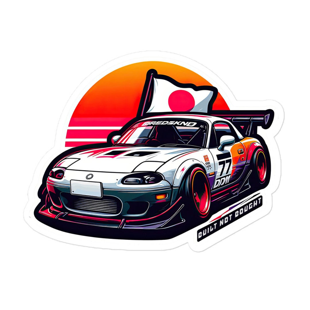 MX5 Miata Bubble-free Sticker JDM Car Window Sticker Bumper Stickers ...