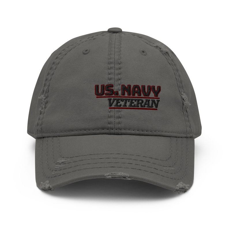 Vintage US Navy Veteran Baseball Cap Vintage Distressed Dad Hat US Navy ...