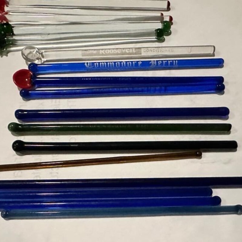 Glass Cocktail Stirrers - Etsy