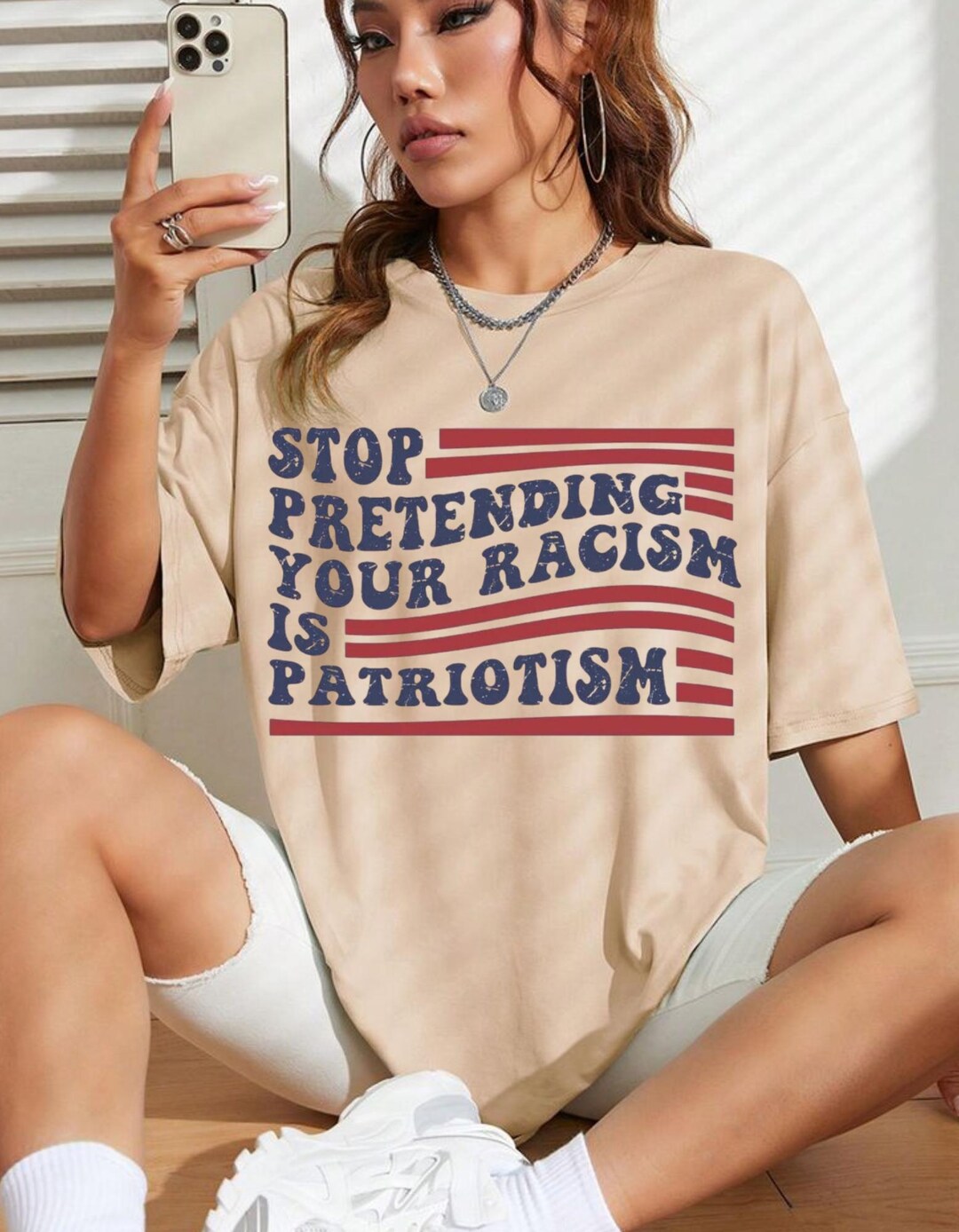 Anti-racism Pro-immigration T-shirt: Liberal Activist Apparel - Etsy