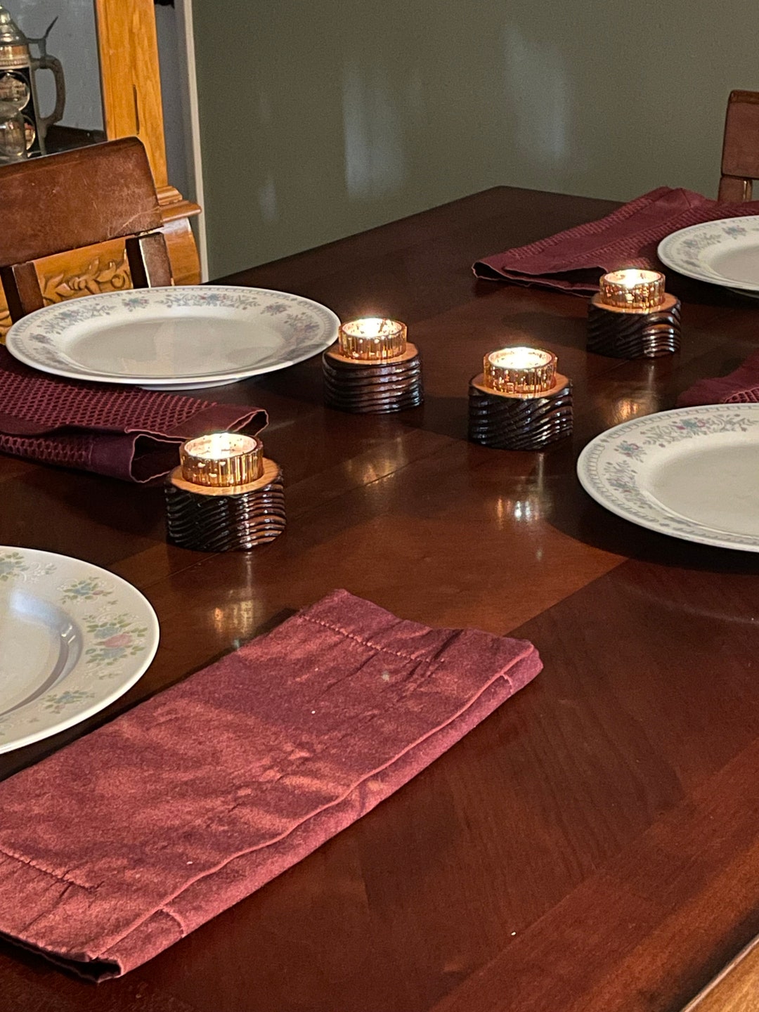 Candle Holder Set of 4 - Etsy