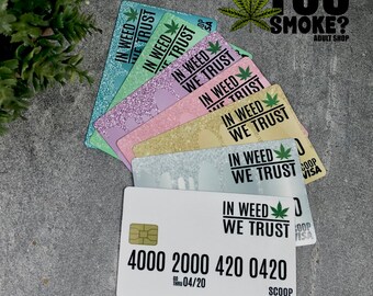 Weed Scoop Card - Etsy