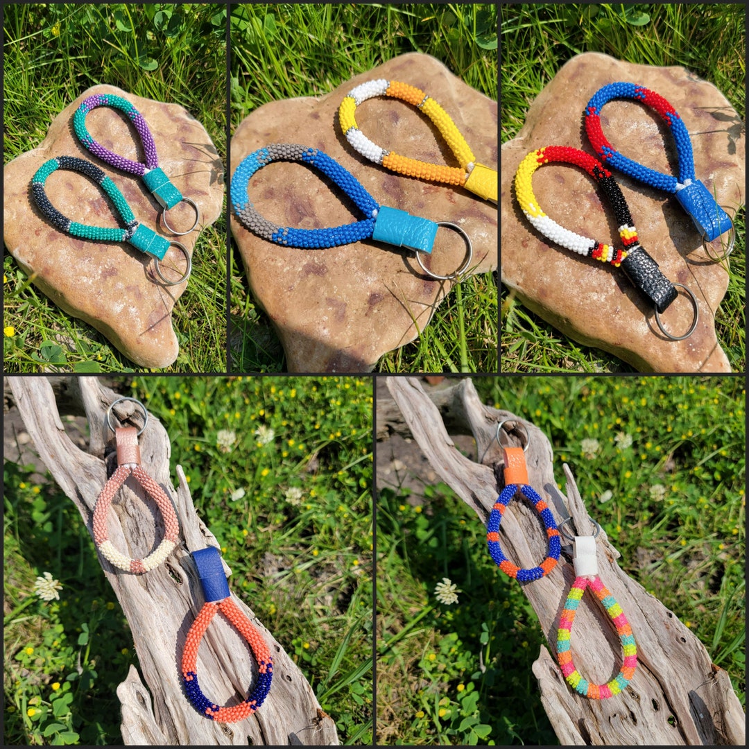 Indigenous Beaded Keychains MINI Size - Etsy