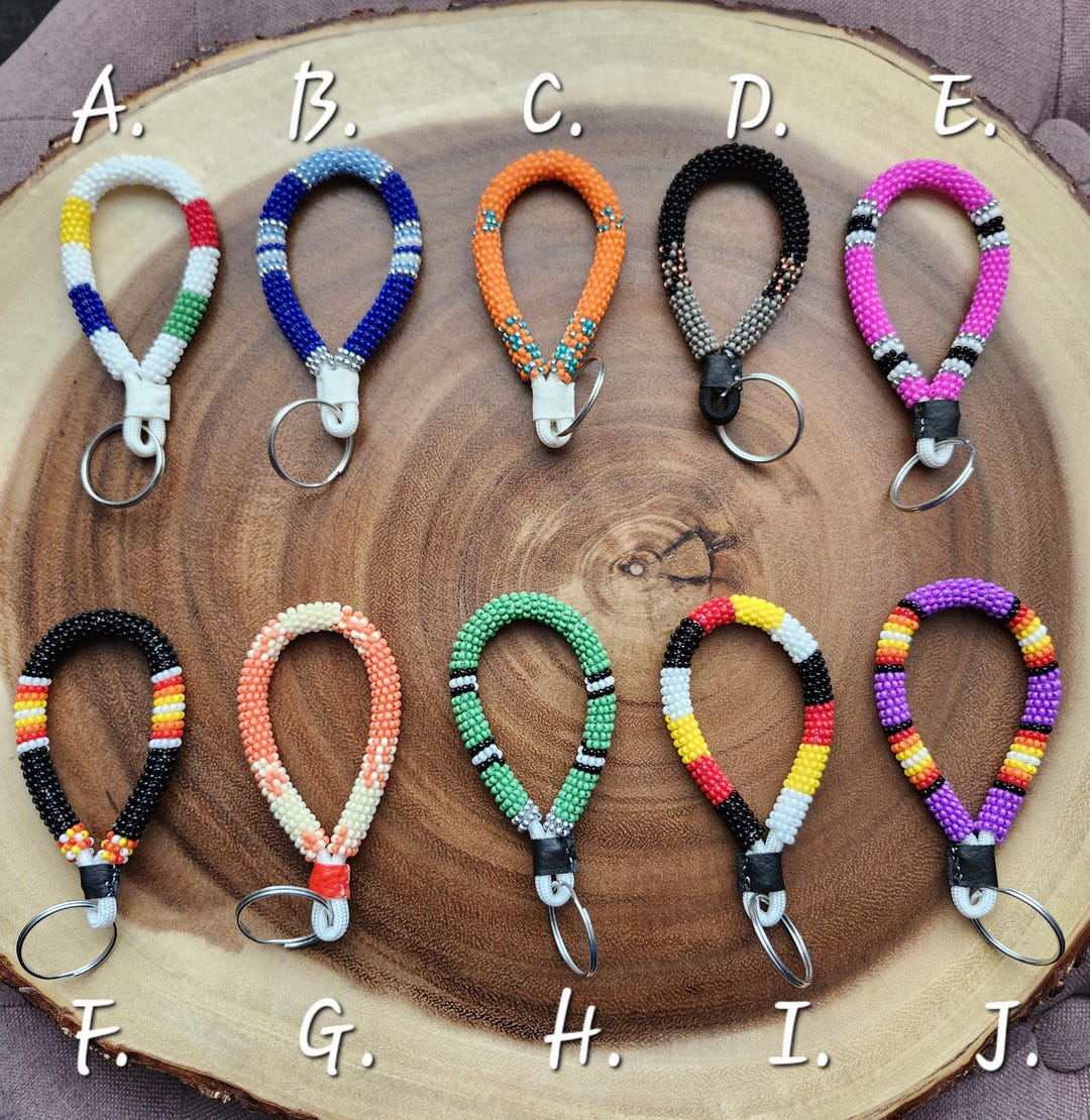 Indigenous Beaded Keychains (MINI Size) - Etsy