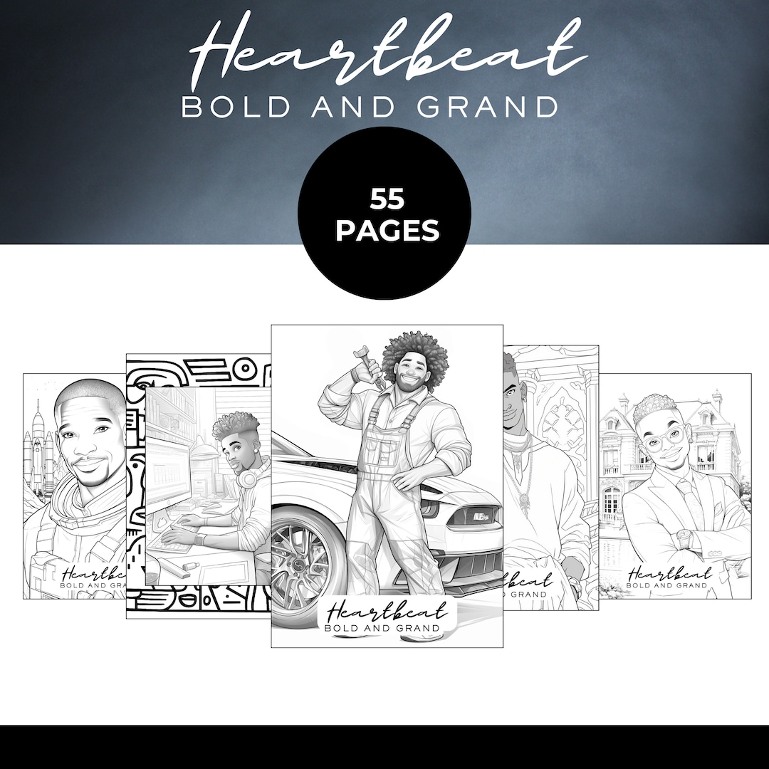 Celebrating African American Men – Adult Coloring Book PDF ...