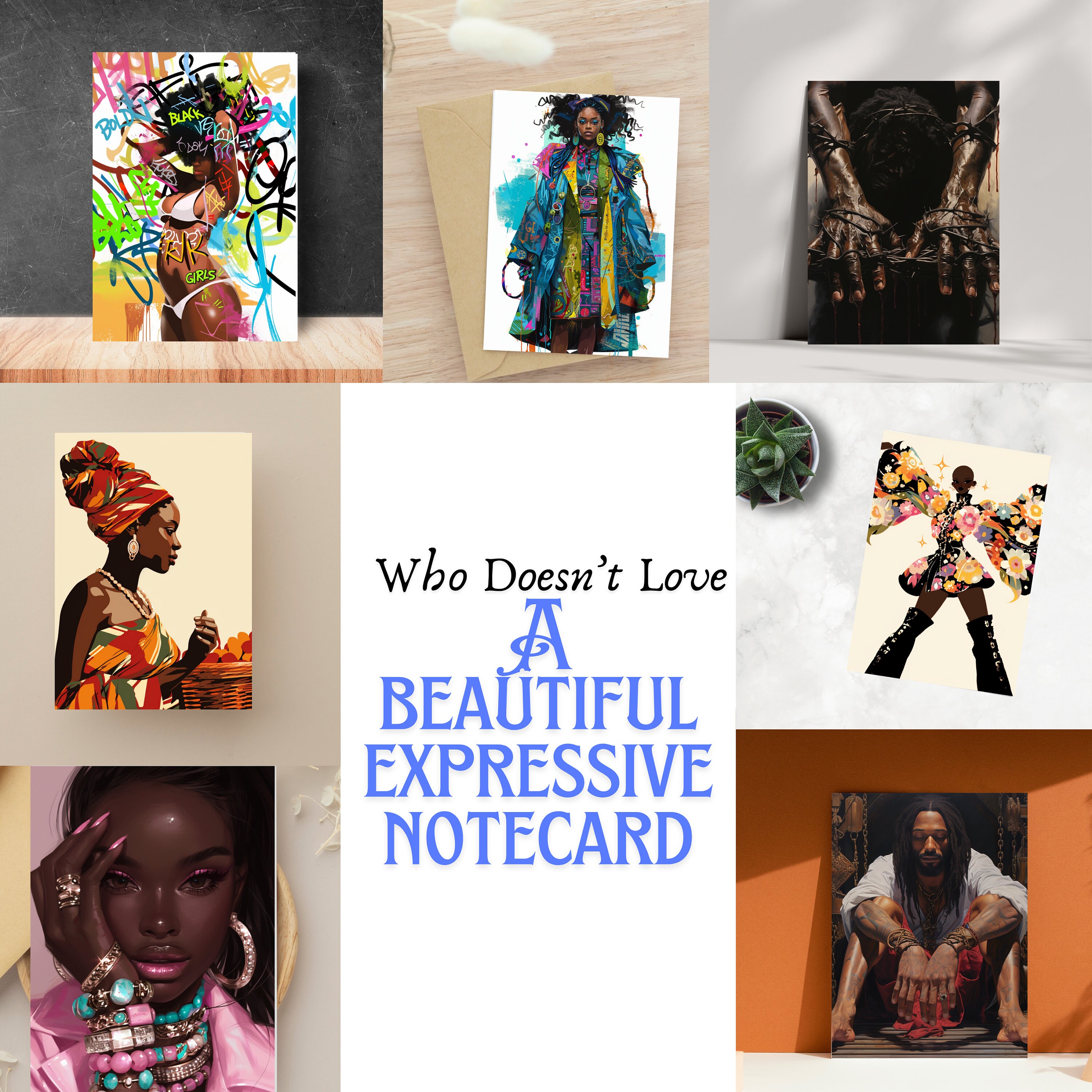 Digital African Art Storefront Done for You Includes Images, SEO ...