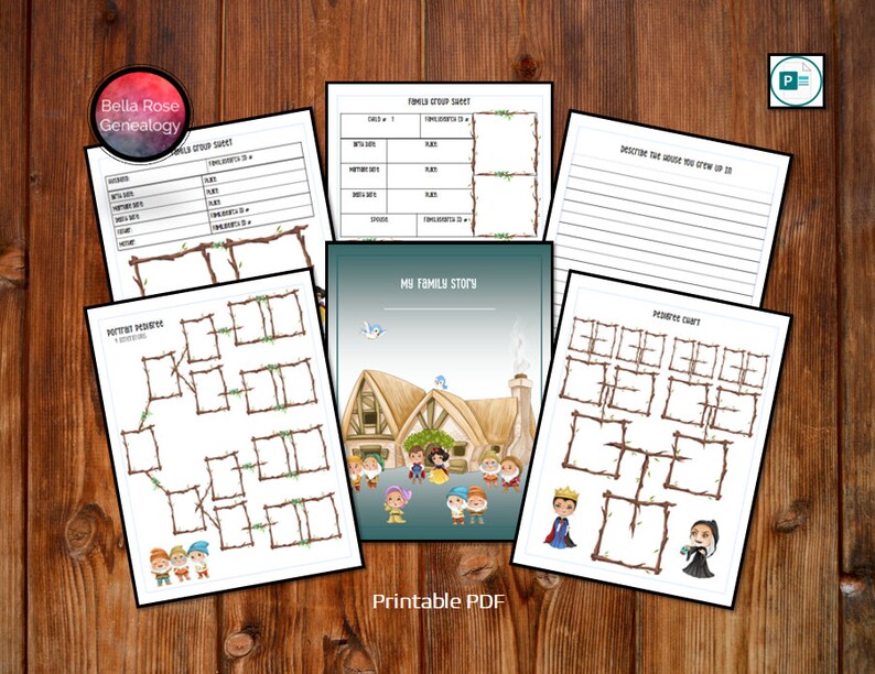 My Family Story - Childrens Family History Journal PDF - Etsy