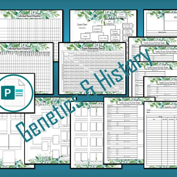 Family Tree Research Checklist - Etsy