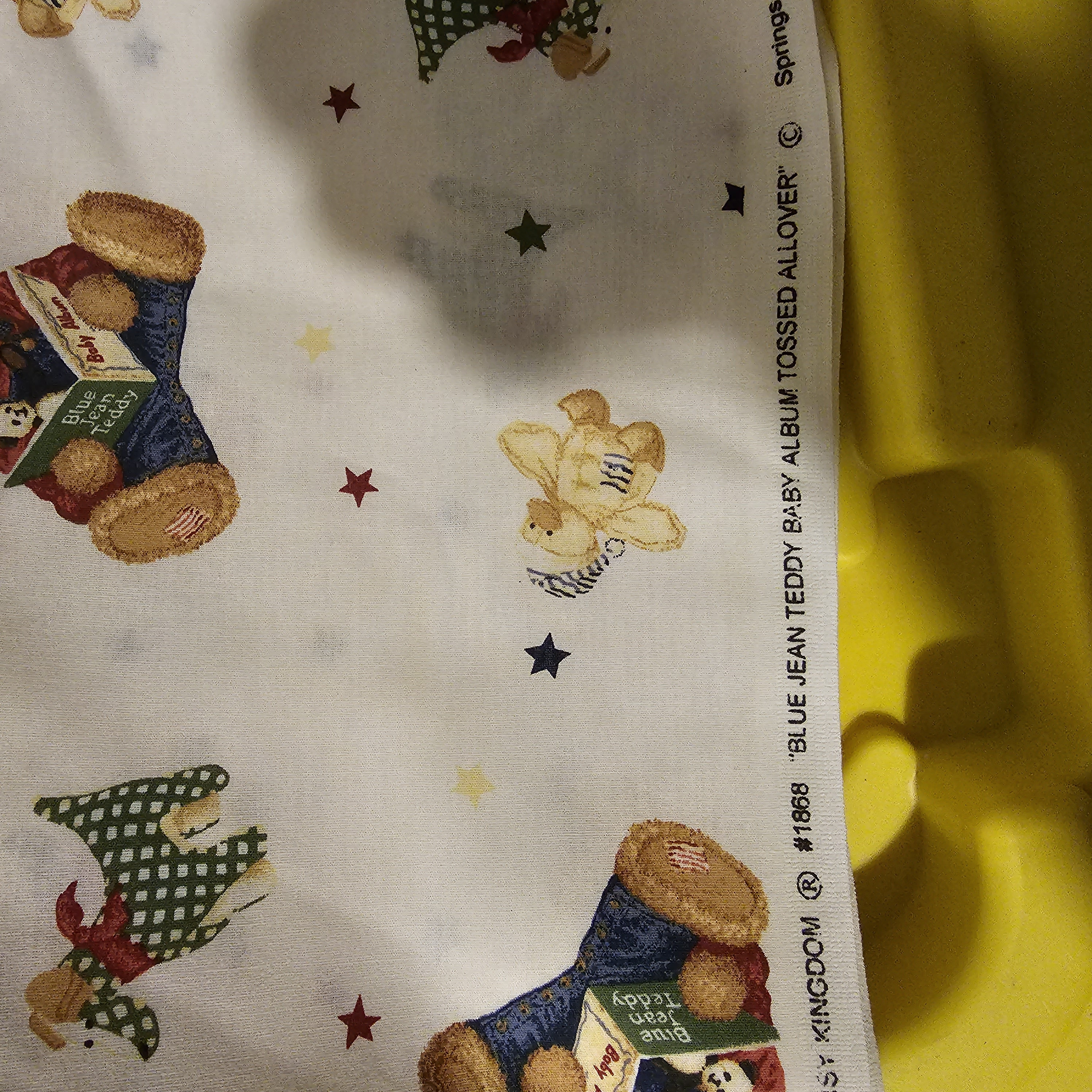 Vintage Daisy Kingdom Blue Jean Teddy Album Fabric - Etsy
