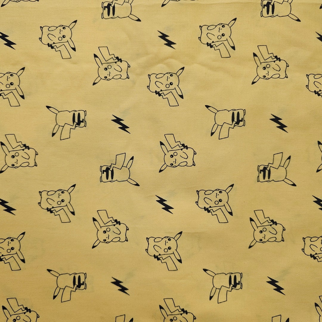 Pikachu Pokemon Fabric - Etsy