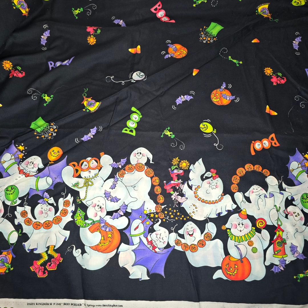 Vintage Daisy Kingdom Boo Border Cotton Fabric - Etsy