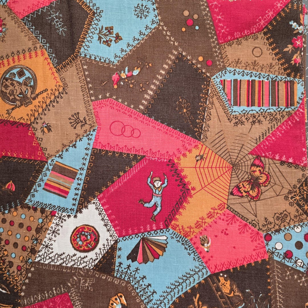 Vintage Cheater 1886 Period Fabric Sold Bty - Etsy