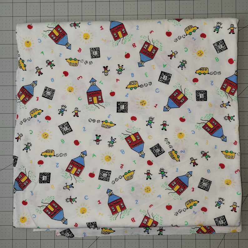 Vintage Knit Back to School Fabric - Etsy