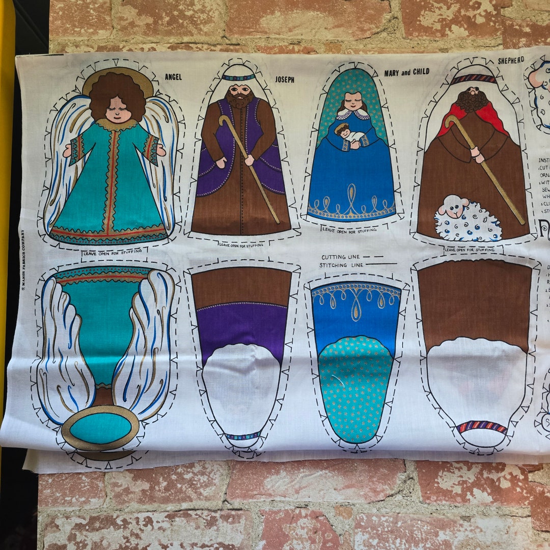 Nativity Cut and Sew Religious Panel - Etsy