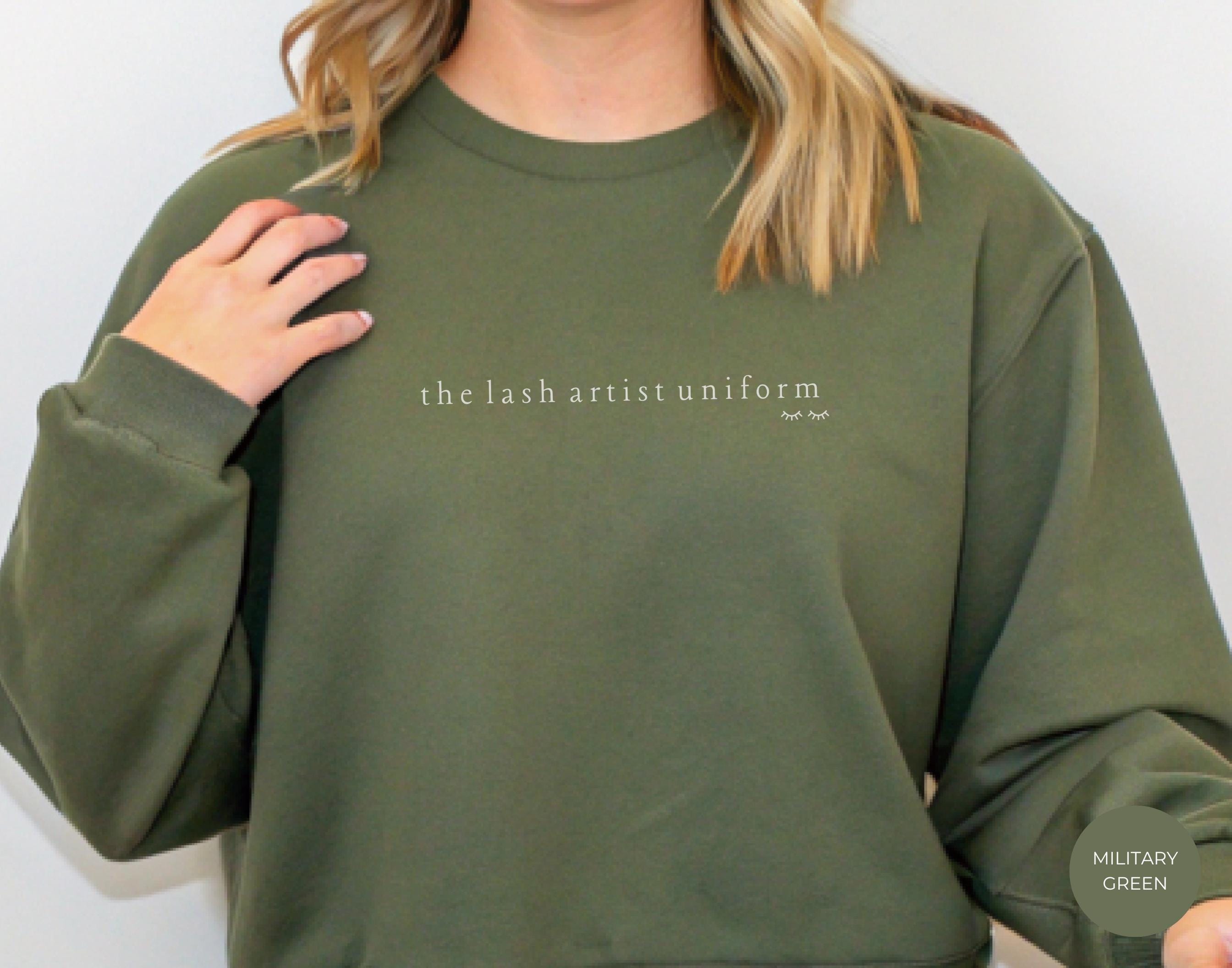 Lash Artist Apparel | Lash Crew Neck Sweatshirt | Lash Artist ...