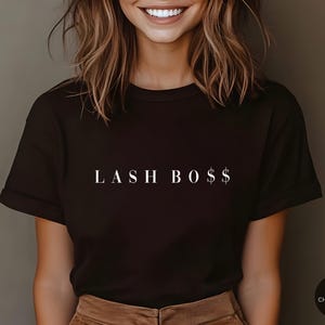 Lash Artist Apparel Lash Boss T-shirt Lash Boss Shirt Minimalist ...
