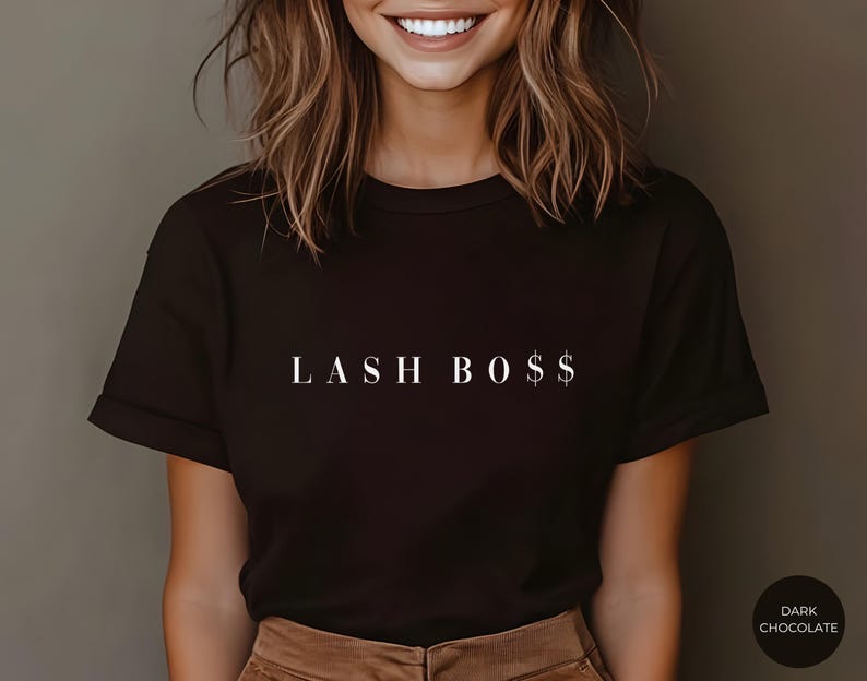 Lash Artist Apparel Lash Boss T-shirt Lash Boss Shirt Minimalist ...