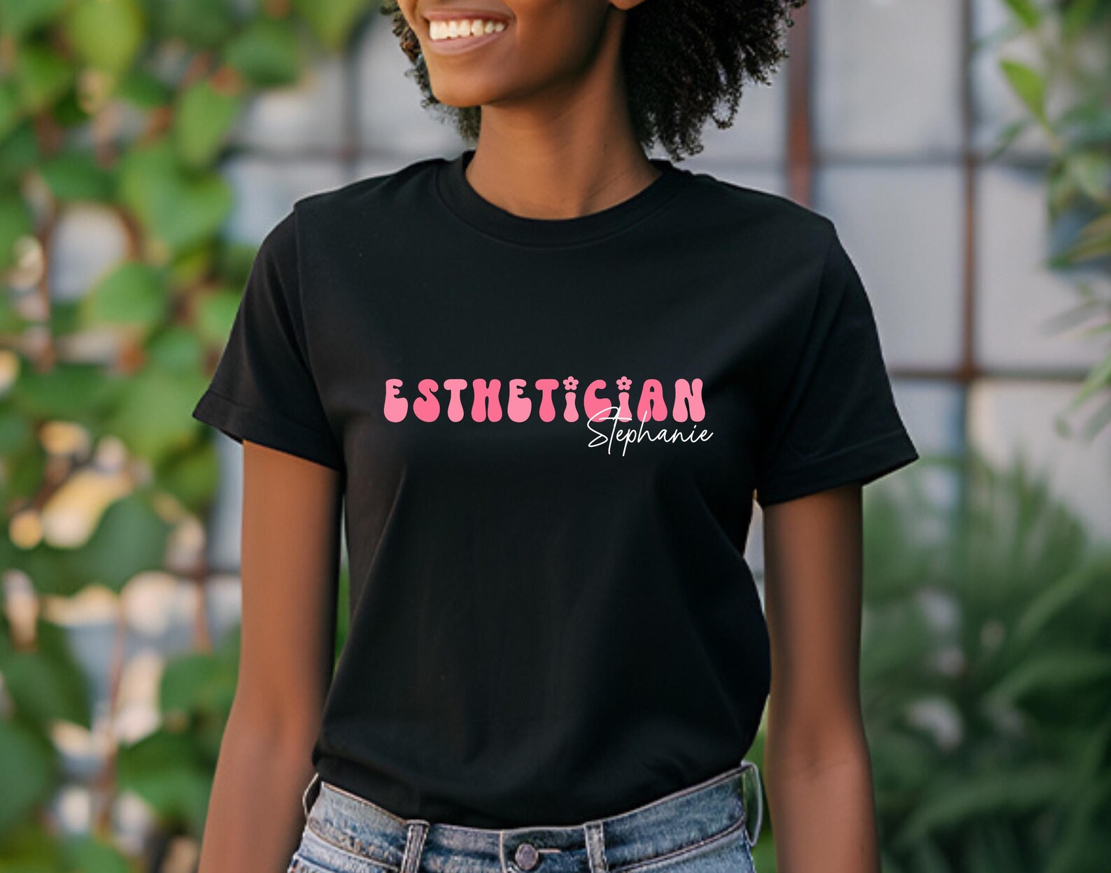 Personalized Esthetician Shirt Custom Esthetician T-shirt Custom ...