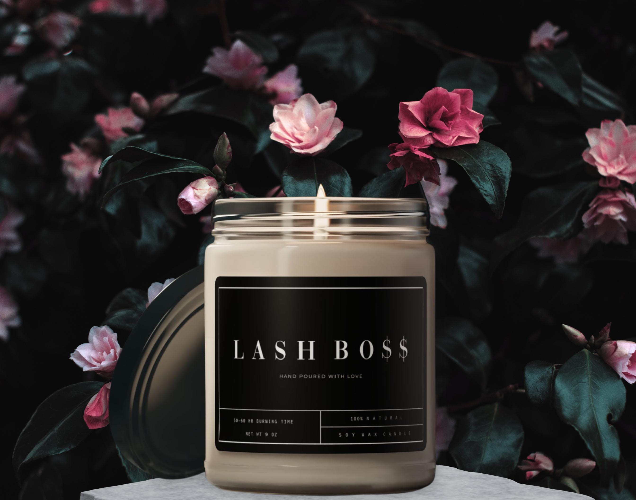 Lash Boss | Lash Boss Candle | Lash Artist Candle | Lash Tech Candle ...