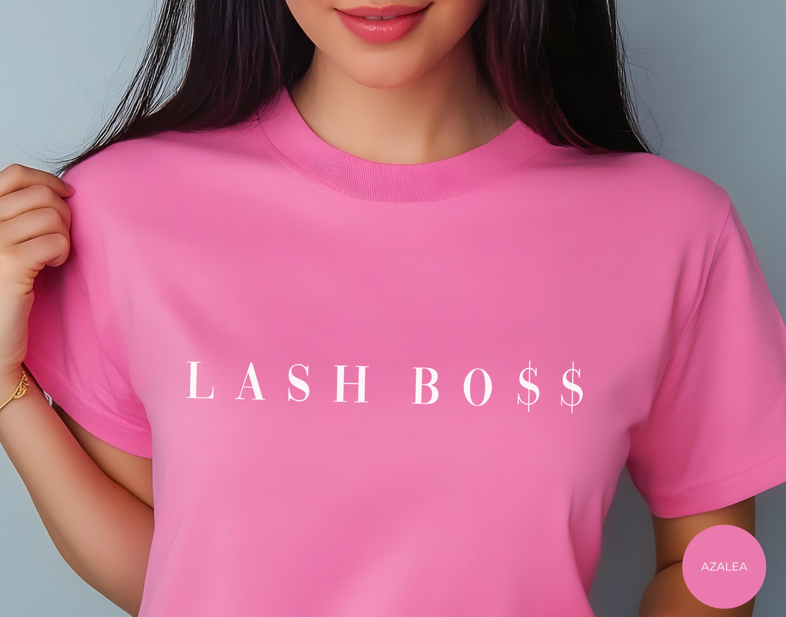 Lash Artist Apparel Lash Boss T-shirt Lash Boss Shirt Minimalist Apparel Lash Tech Shirt ...