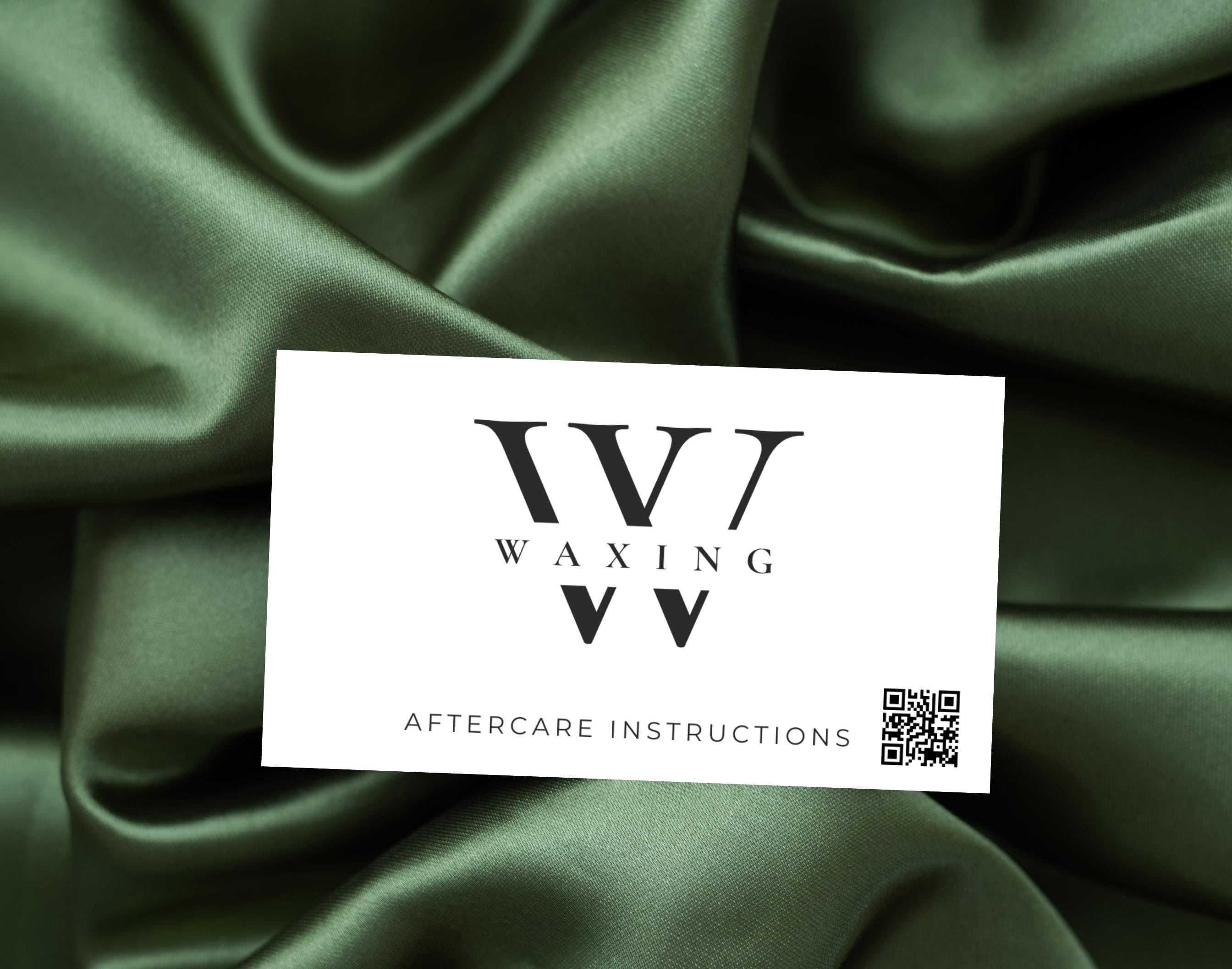 Wax Specialist | Aftercare Cards for Waxing | Post Wax Aftercare Cards ...