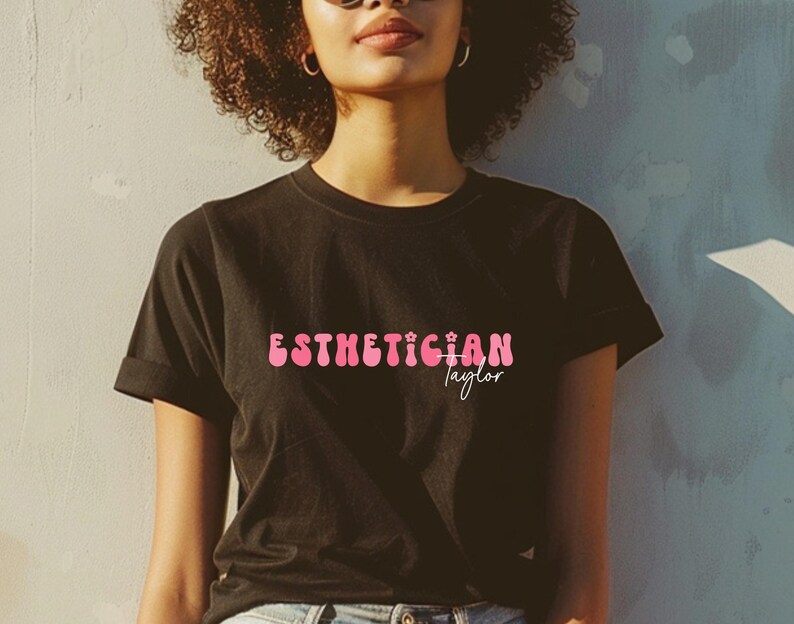 Personalized Esthetician Shirt Custom Esthetician T-shirt Custom ...