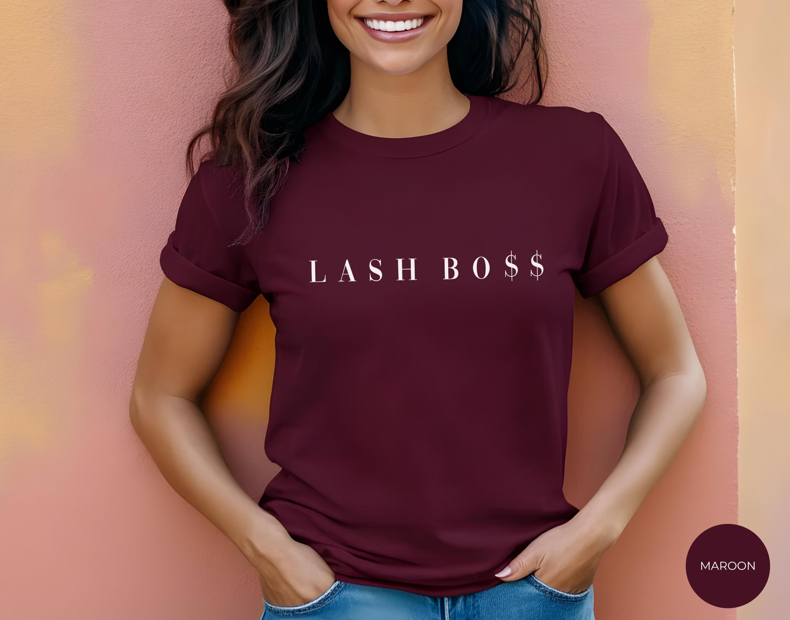 Lash Artist Apparel Lash Boss T-shirt Lash Boss Shirt Minimalist Apparel Lash Tech Shirt ...